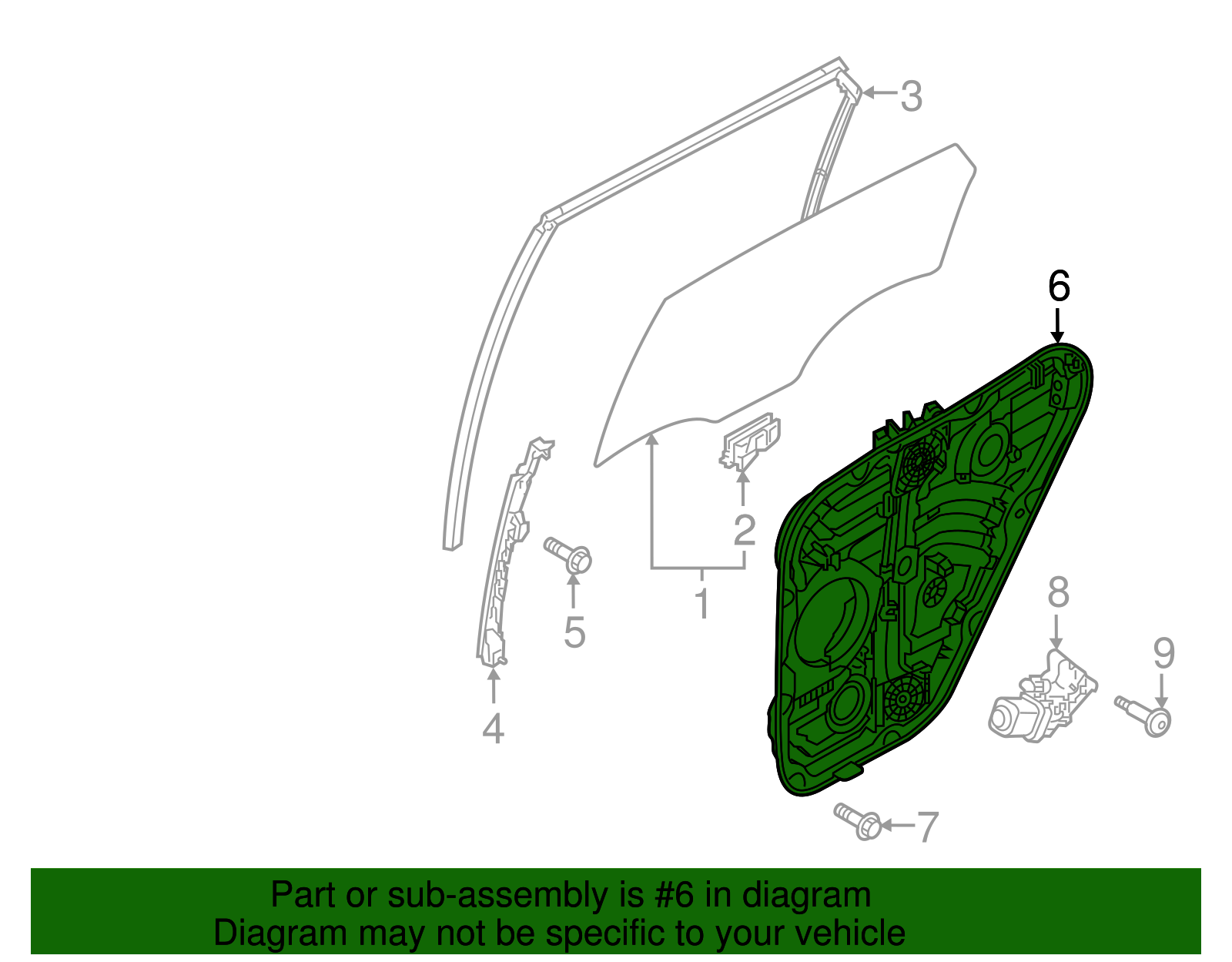 2016-2021 Hyundai Tucson Window Regulator 83471-D3001 | Retail ...