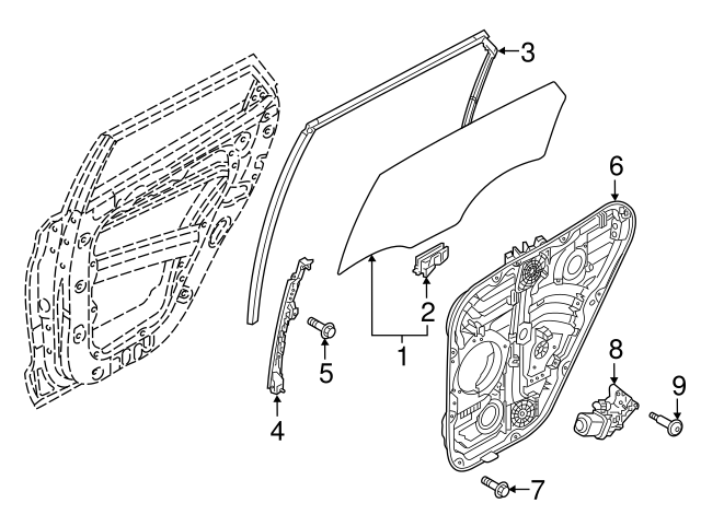 2016-2021 Hyundai Tucson Window Motor 83450-D3000 | OEM Parts Online
