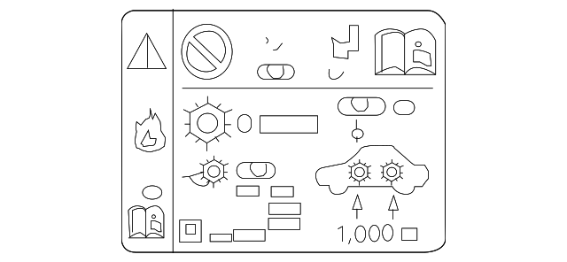 2019-2021 GM Fan Label 84468773 | GMPartsDirect.com