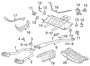 JDE32544 - Converter & Pipe Clamp 2014-2023 Jaguar | Land Leaping ...