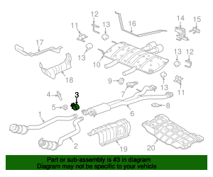 2014-2024 Jaguar Converter & Pipe Clamp JDE32544 | OEM Parts Online