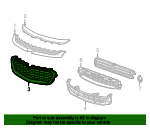 2014-2016 Chevrolet Front Outer Grille 22995179 GM | GMPartsDirect.com