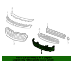 2014-2016 Chevrolet Front Lower Grille 22995188 GM | GMPartsDirect.com