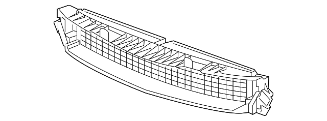 2014-2016 Chevrolet Front Bumper Shutter 23478032 GM | GMPartsDirect.com