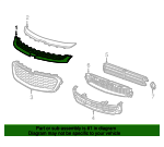 2014-2016 Chevrolet Front Upper Grille 22995184 GM | GMPartsDirect.com