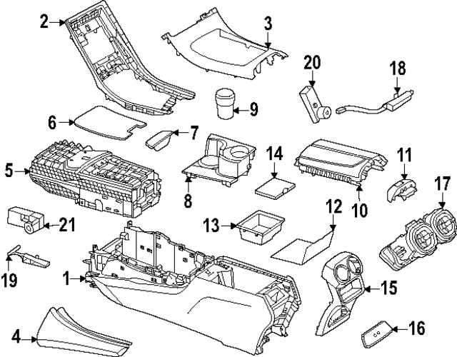 254-680-39-04-9051 - Lower Cover 2023 Mercedes-Benz GLC 300 | Mercedes ...