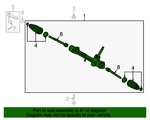 Genuine Toyota Gear Assembly part# 45510-02360 for 2016-2024 Toyota ...