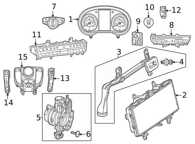 253-905-49-02 - Multi Switch 2020 Mercedes-Benz | AutoNationParts.com