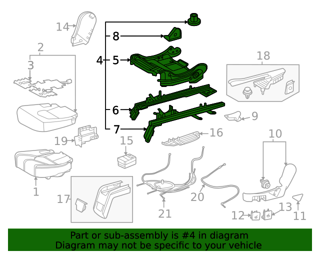 79102-0E180 - Frame Assembly - 2020-2022 Toyota Highlander | Sparks Parts