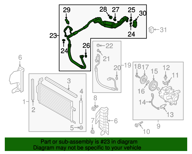 2019-2020 Hyundai Elantra GT Suction Hose 97775-G3450 | OEM Parts Online