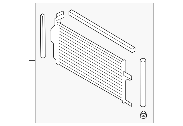 2018 Hyundai Elantra GT Condenser Assembly 97606-F2290 | OEM Parts Online