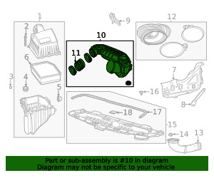 Genuine OEM GM Part - Outlet Duct 2021-2024 Cadillac 84943352 - Parts ...