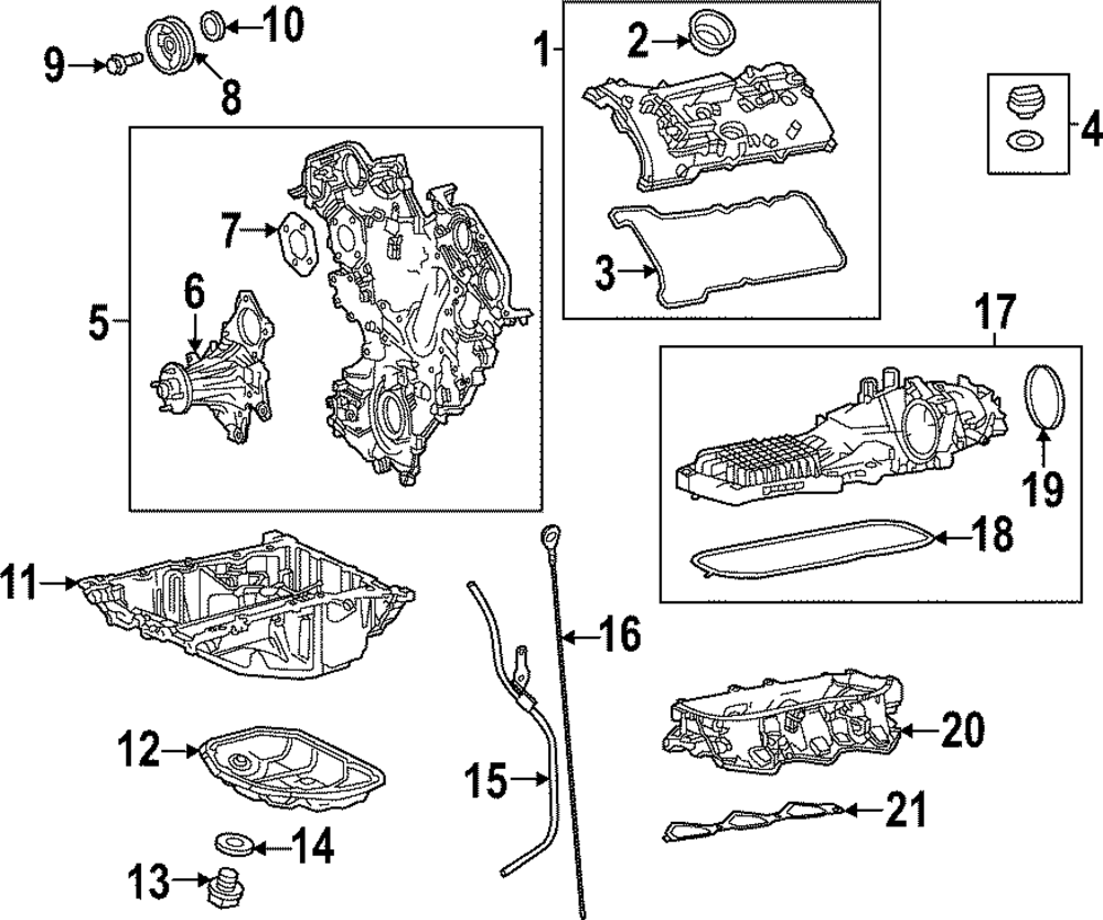 2022-2025 Toyota Intake Manifold 17111-0W010 | Toyota Parts Center