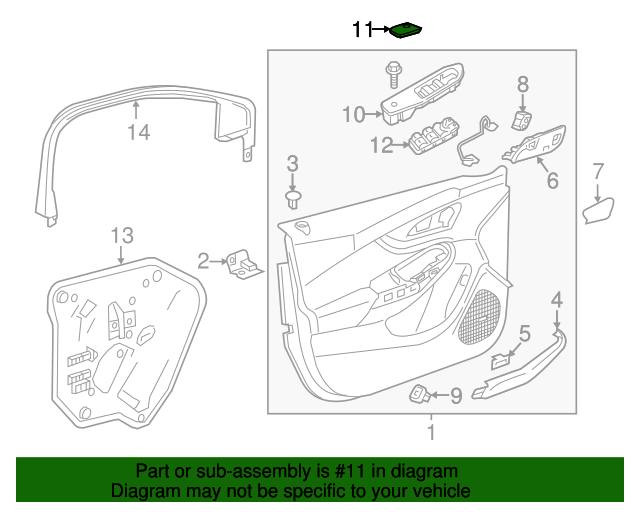 Switch Cover Cap - GM (23372506) | GMPartsDirect.com