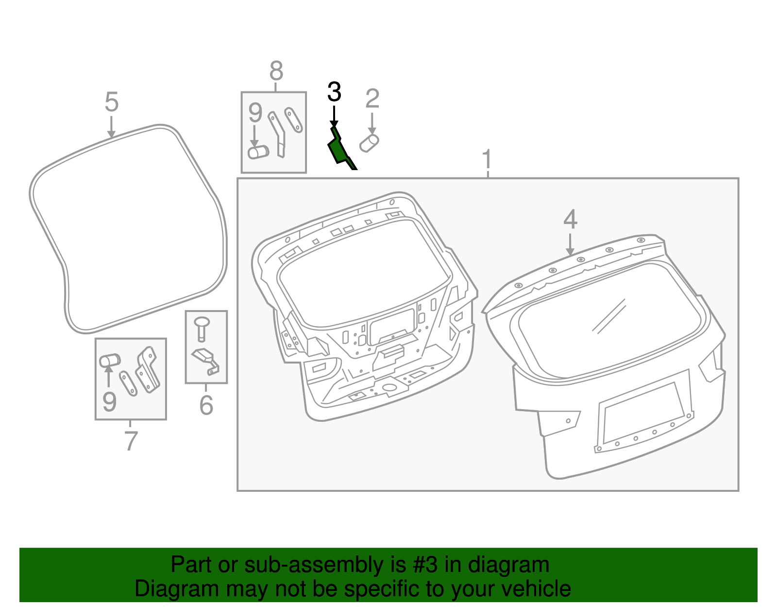 90528-3JA0A - Lift Gate Bracket 2013-2020 Infiniti | INFINITI Parts ...