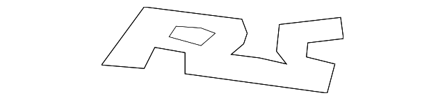 23368277 - Front Grille RS Emblem 2016-2020 Chevrolet | AutoNation Parts