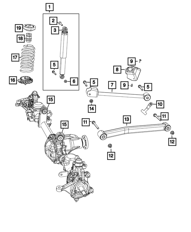 MOPAR GENUINE UPPER CONTROL ARM - 68453186AA - 68453186AA | Mopar ...