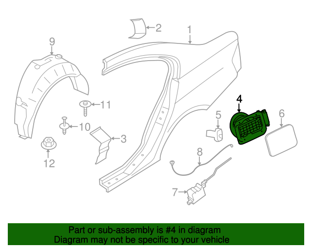 51-17-7-374-537 - Cover pot 2016-2018 BMW 330e | AutoNationParts.com