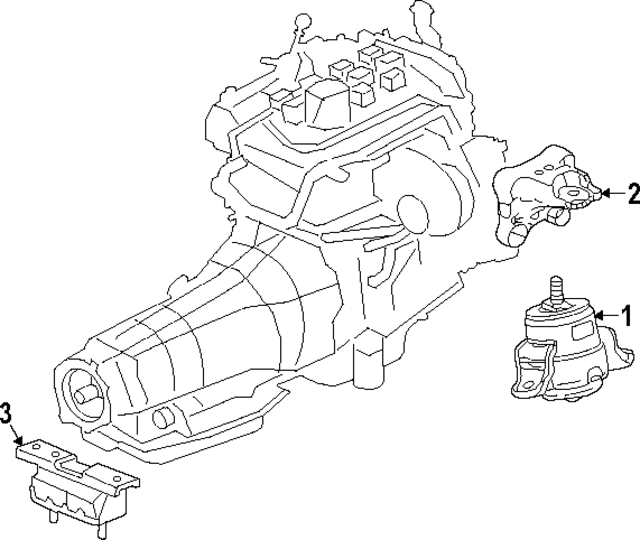 2023-2024 GM Mount Bracket 84653919 | OEM Parts Online