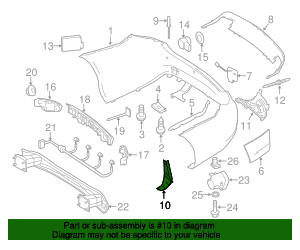 2010-2018 Mercedes-Benz Cover 207-885-09-23 | Mercedes-Benz Parts