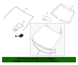 284G3-6MA0E - Lane Assist Cmra 2017-2022 Nissan Rogue Sport | Nissan ...