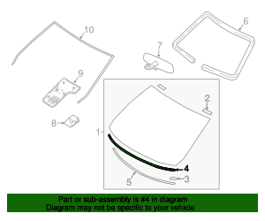 72772-6MA0A - Lower Molding 2017-2022 Nissan Rogue Sport | Nissan Parts ...