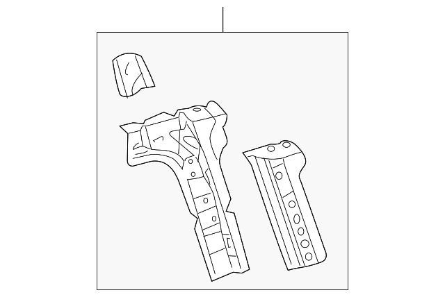 2008-2021 Toyota Land Cruiser Upper Reinforced 61708-60040 | Toyota ...
