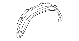 61632-60080 - Outer Wheelhouse - 2008-2021 Toyota Land Cruiser ...