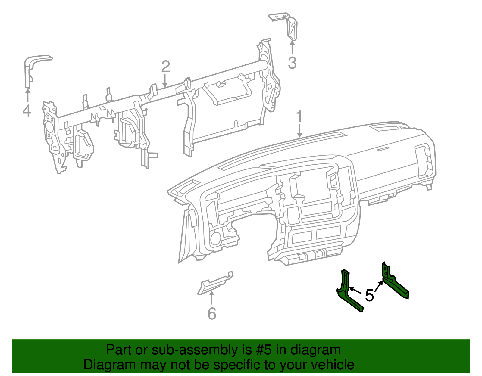 2012-2021 Nissan Stay Bracket 68170-1PA0A | Sullivan Brothers Nissan