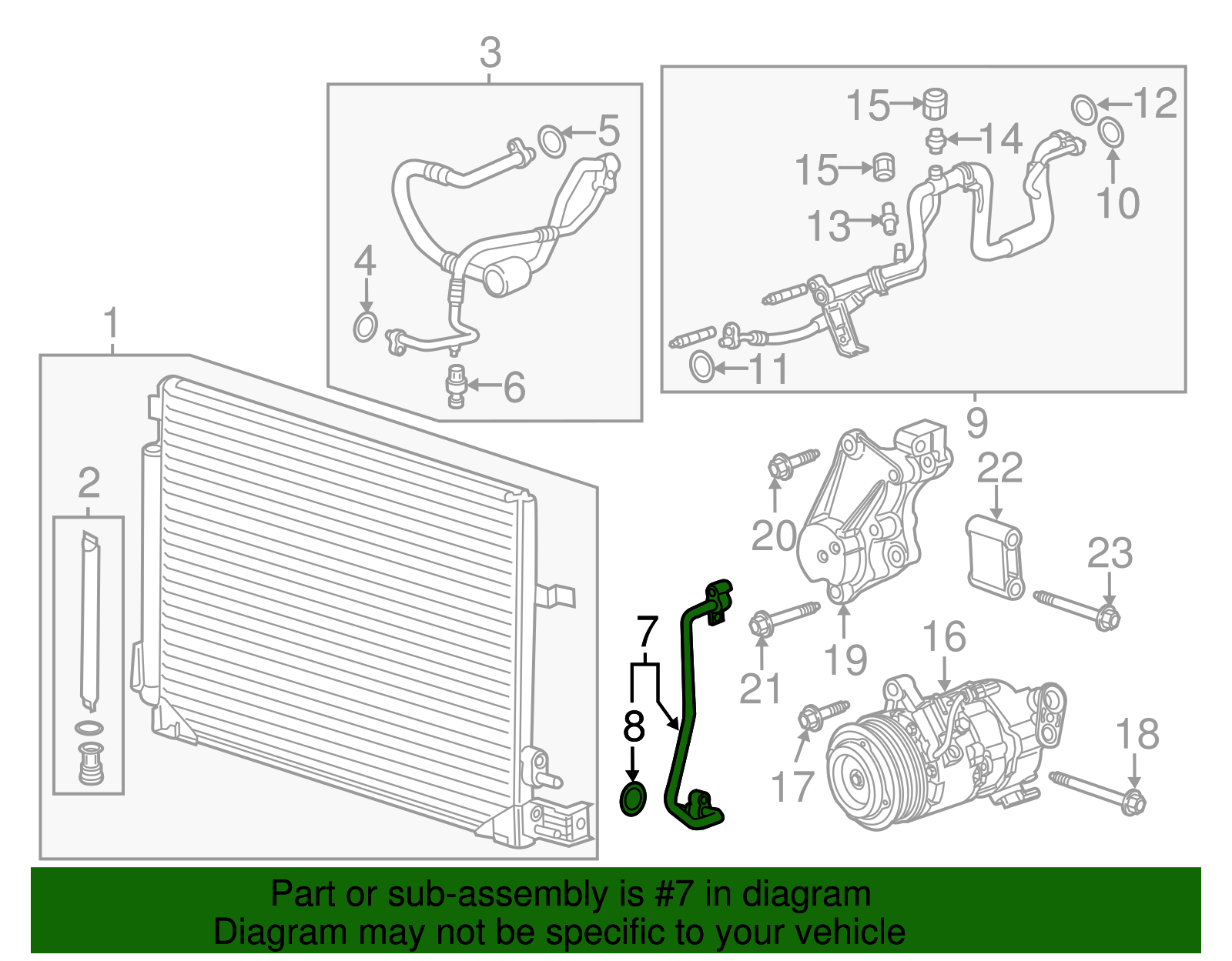 22784873 - High-Quality Air Conditioning Condenser Outlet Tube Assembly ...