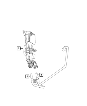 68184098AA - Pressure Rear Tube - 2014-2019 Jeep Grand Cherokee | World ...
