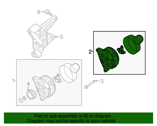 06E-903-024-R - Alternator 2018-2023 Audi | Audi OEM Parts