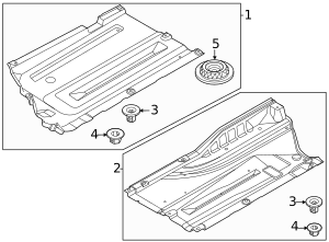84227-L5000 - Under Cover 2020-2024 Hyundai Sonata | AutoNation Parts