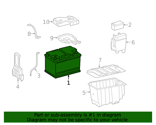 001-982-82-08-26 - Battery 2019-2024 Mercedes-Benz | Mercedes-Benz USA ...