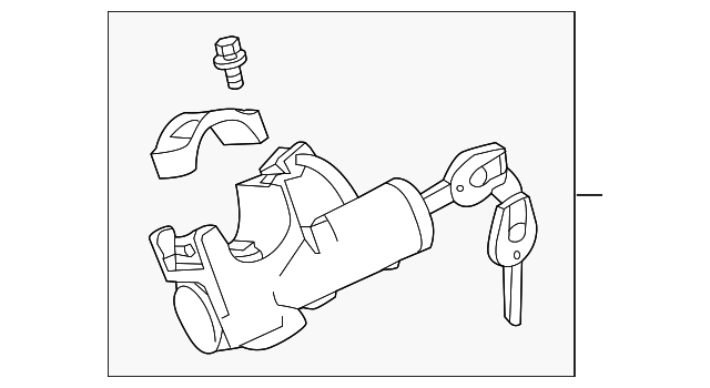 2014-2023 Nissan Steering Lock D8700-4BA1A | Nissan Parts Plus