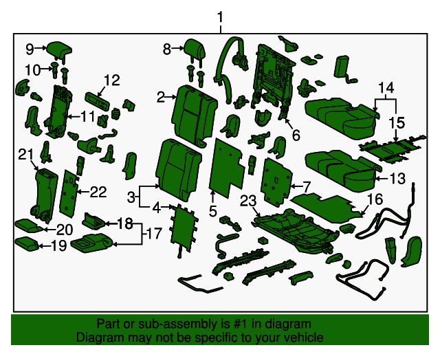 71400-60L02-C9 - Seat 2020-2021 Lexus GX460 | AutoNation Parts