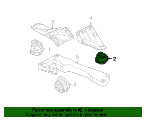 22-11-6-769-285 - Engine Mount 2006-2010 BMW | AutoNationParts.com