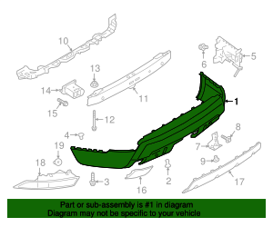 LR142599 - Bumper Cover - 2021-2023 Land Rover Discovery | Land Rover ...