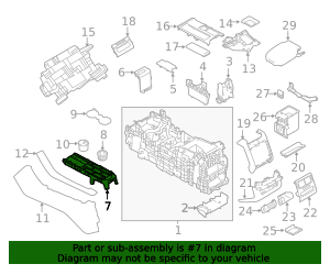 Genuine OEM Cup Holder Part# LR159344 Fits 2018-2022 Land Rover Range ...