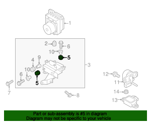 1990-2023 Nissan Reservoir Tank Insulator 18316-S3260 | My Nissan Part