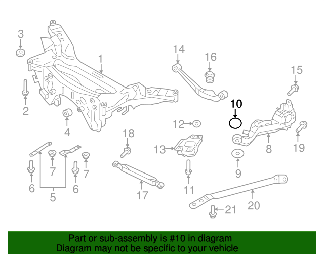 55044-JG01A - Knuckle Stopper 2008-2022 Nissan | Nissan Parts ...