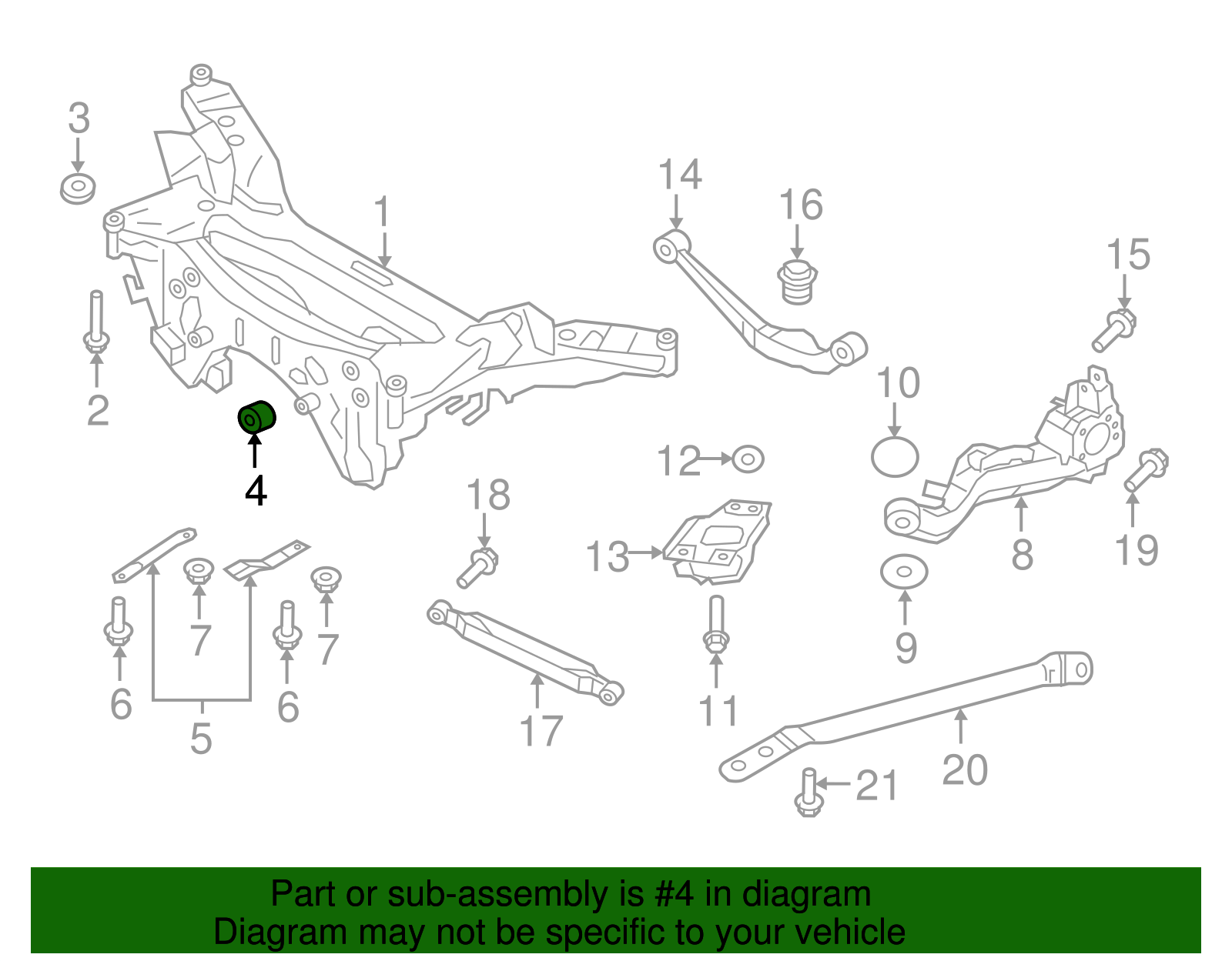 2008-2023 Nissan Suspension Cross-Member Adjust Cam 55227-50Y0A | Team ...