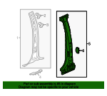 2014-2020 GM Driver Side Center Pillar Outer Panel Reinforcement ...