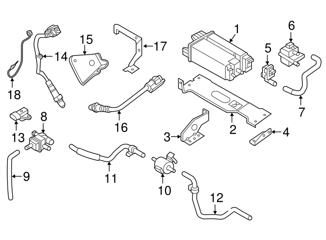 226A0-4BB0A - Oxygen Sensor 2017-2022 Nissan | Nissan Parts ...