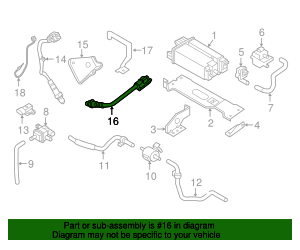 2017-2020 Nissan Oxygen Sensor 226A0-4BB0A | TascaParts.com