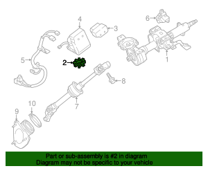45254-28040 - Damper, Electric Power Steering Motor Shaft 2012-2024 ...