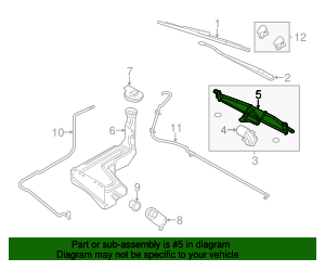 2011-2016 Ford Wiper Transmission LC4Z-17566-A | Village Ford