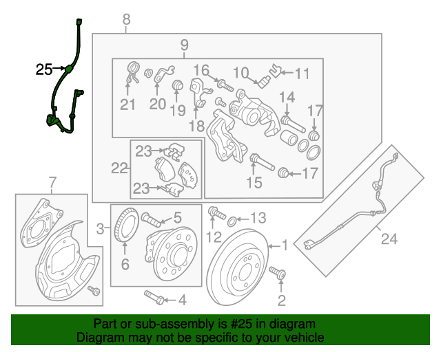2018-2022 Hyundai Accent Rear Speed Sensor 91920-H9300 | OEM Parts Online