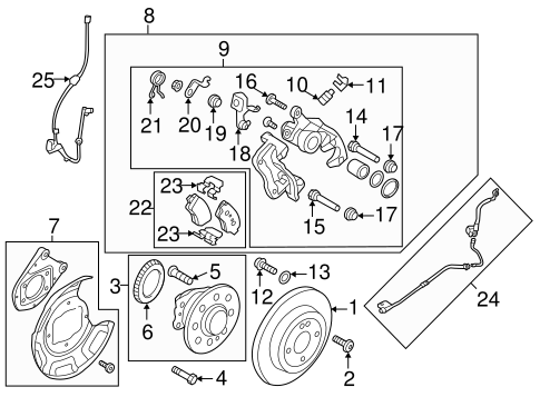 Rear Brakes for 2019 Hyundai Accent | Hyundai OEM Parts Direct