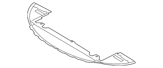 Genuine Deflector Panel for 2008-2016 Volvo XC70 | Part# 30698425 ...